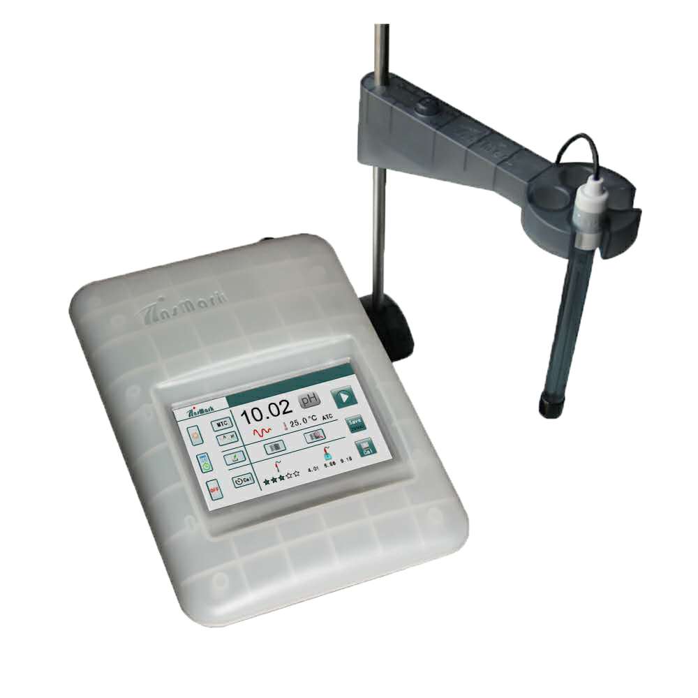 PH Meter Model: IS126 with temperature probe, PH Range -2.00 to 20 pH ...